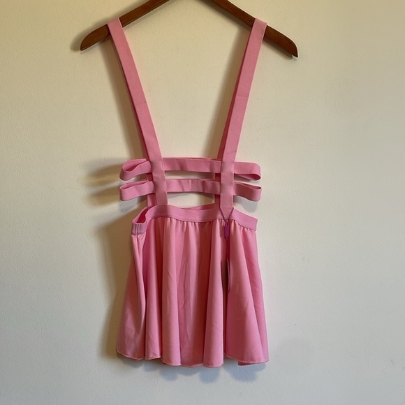 Avid Love | Skirts | Nwt Avidlove Bondage Skirt Pink Small Elastic Mini ...